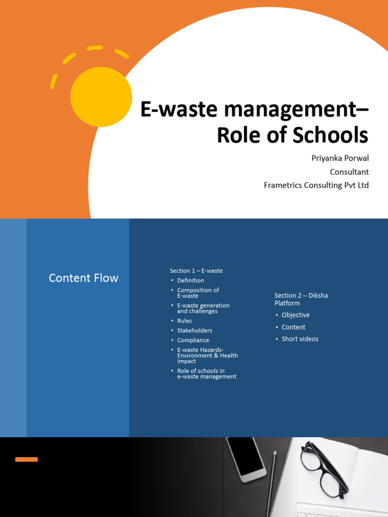 20210215 E-waste Management CIET.pptx | PDF | Electronic Waste | Waste