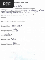 Interview Consent Form Template | PDF | Consent