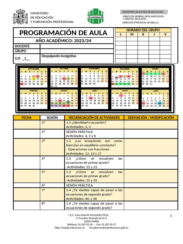 p Aula 2eso Tema 1 Copia | PDF | Ecuaciones | Objetos matemáticos