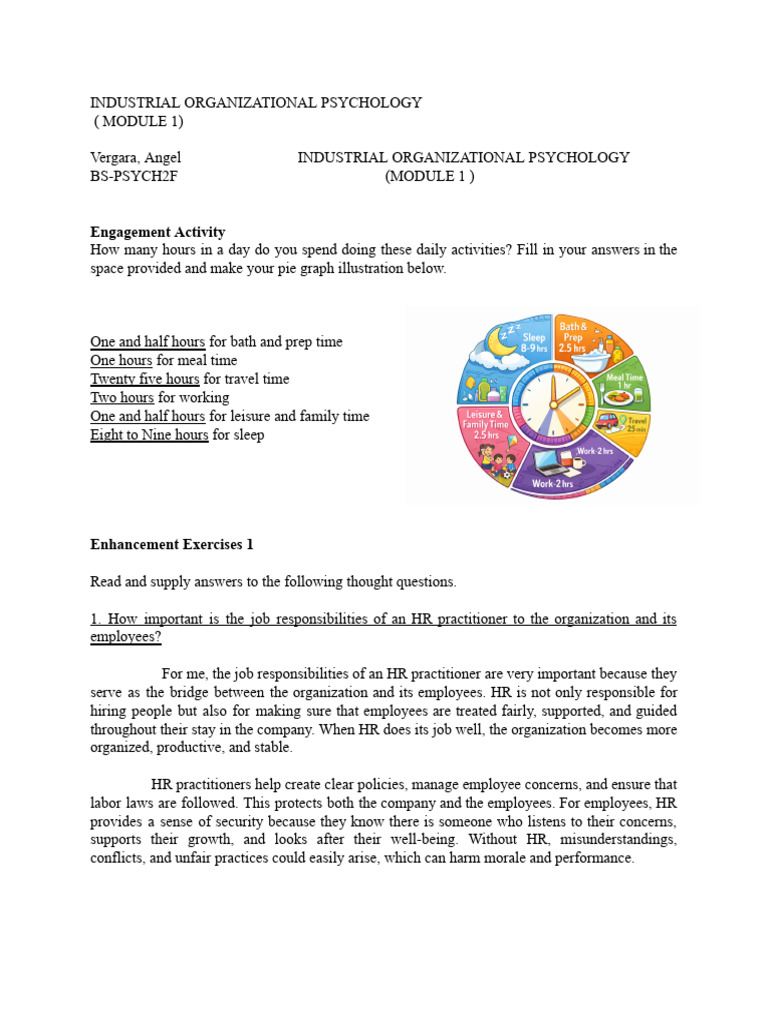 Industrial Organizational Psychology (Module 1 | PDF | Industrial And ...