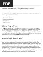Ekwefi in Things Fall Apart by Chinua Achebe - Analysis & Quotes | PDF