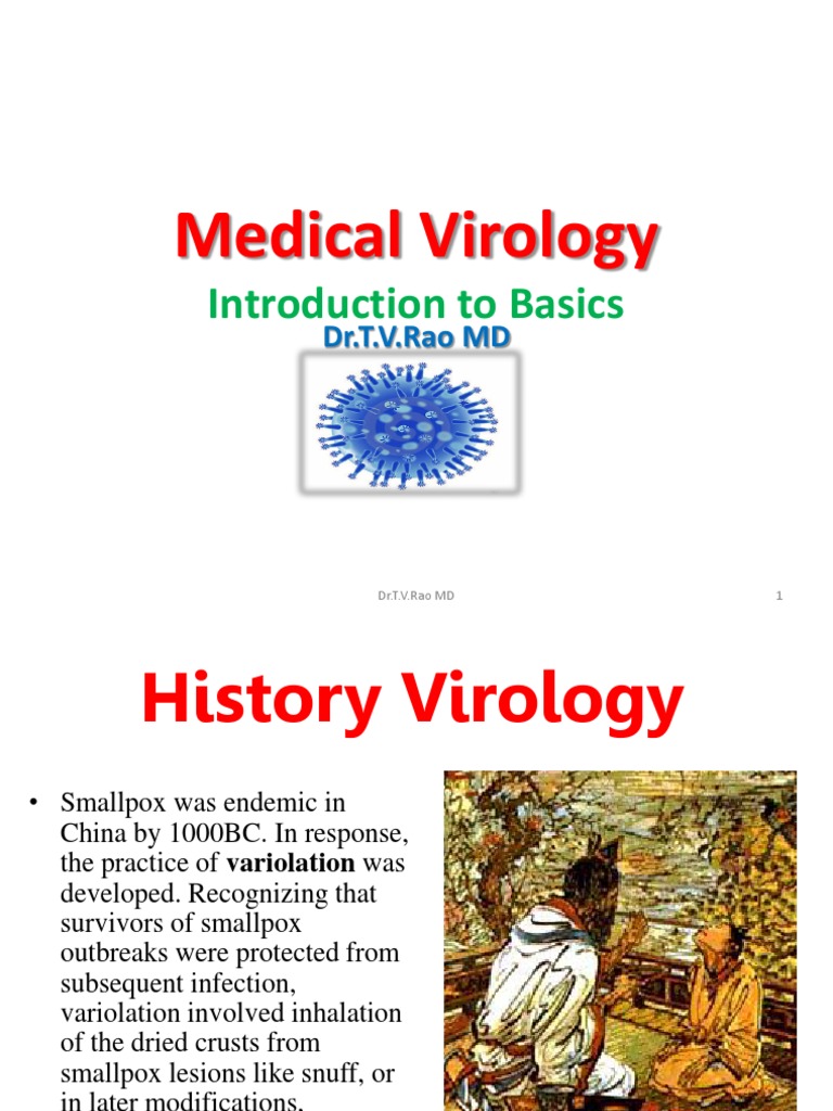 Medical Virology, IntroductionMedical Virology | PDF | Transmission ...