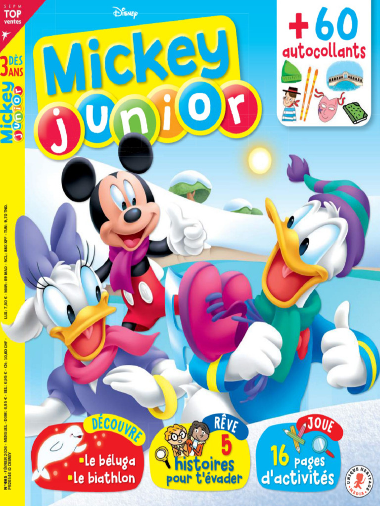 Mickey Junior N485 - Fevrier 2026 | PDF
