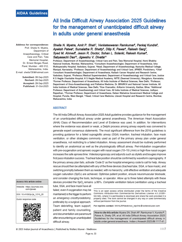 IJA-69-1117 | PDF | Clinical Medicine | Medical Specialties
