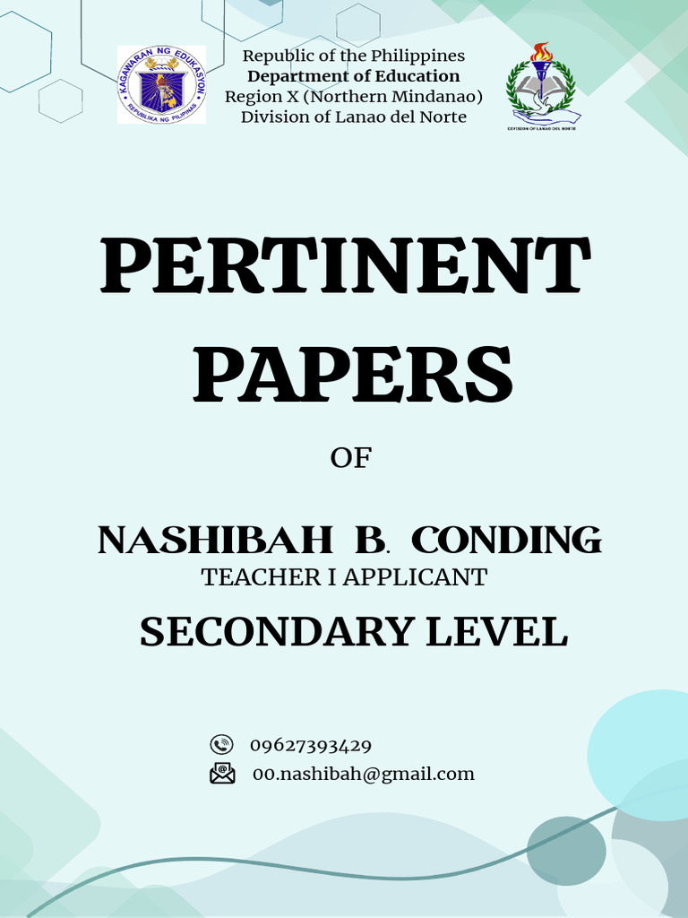 Pertinent Papers Template - 20260123 - 095306 - 0000 | PDF