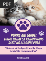 Kalmot NG Pusa First Aid Smart Parenting | PDF