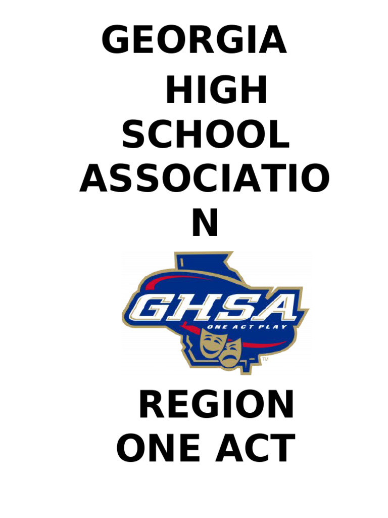 Region One Act Play Manual | PDF
