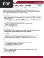 AP Style Guide for Academic Degrees | PDF | Academic Degree | English ...