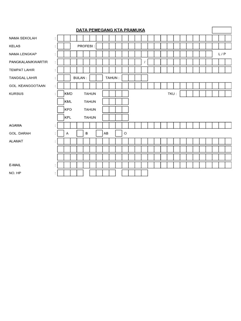 Contoh Blanko | PDF