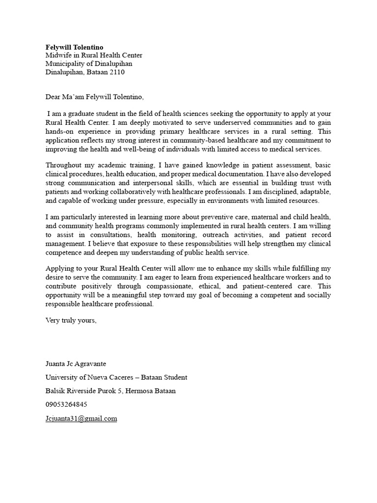 Sample Letter | PDF