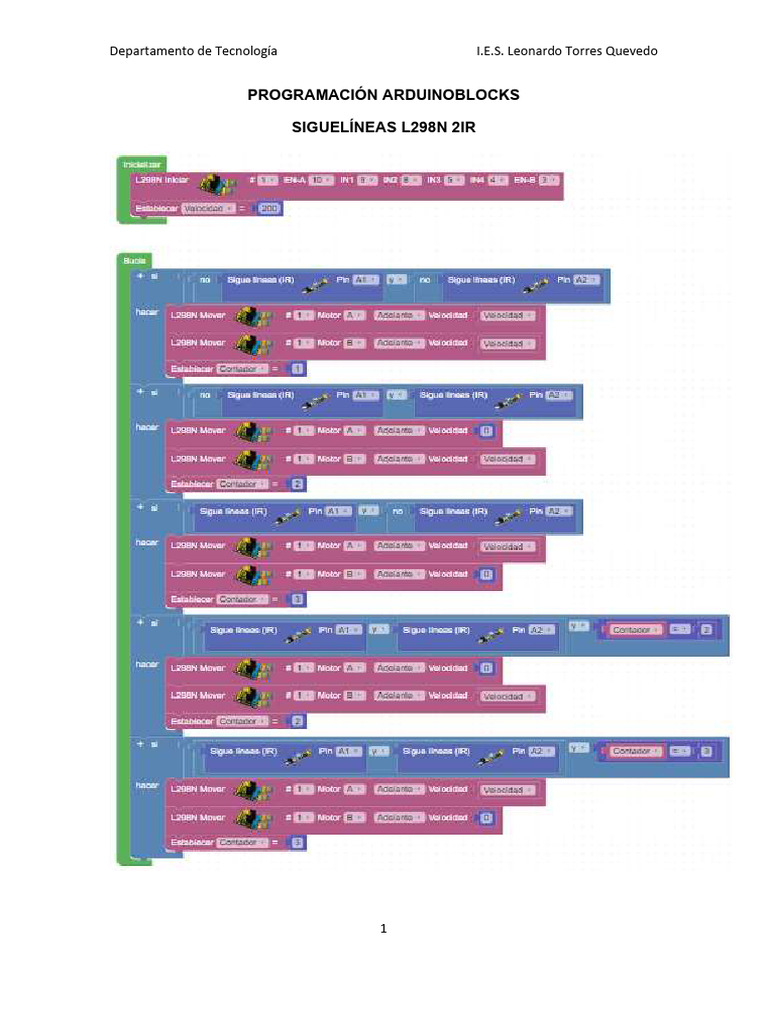 ABP Siguelíneas L298N 2IR | PDF