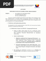 Compressed Workweek Guidelines DOLE 2004 | PDF | Working Time | Overtime