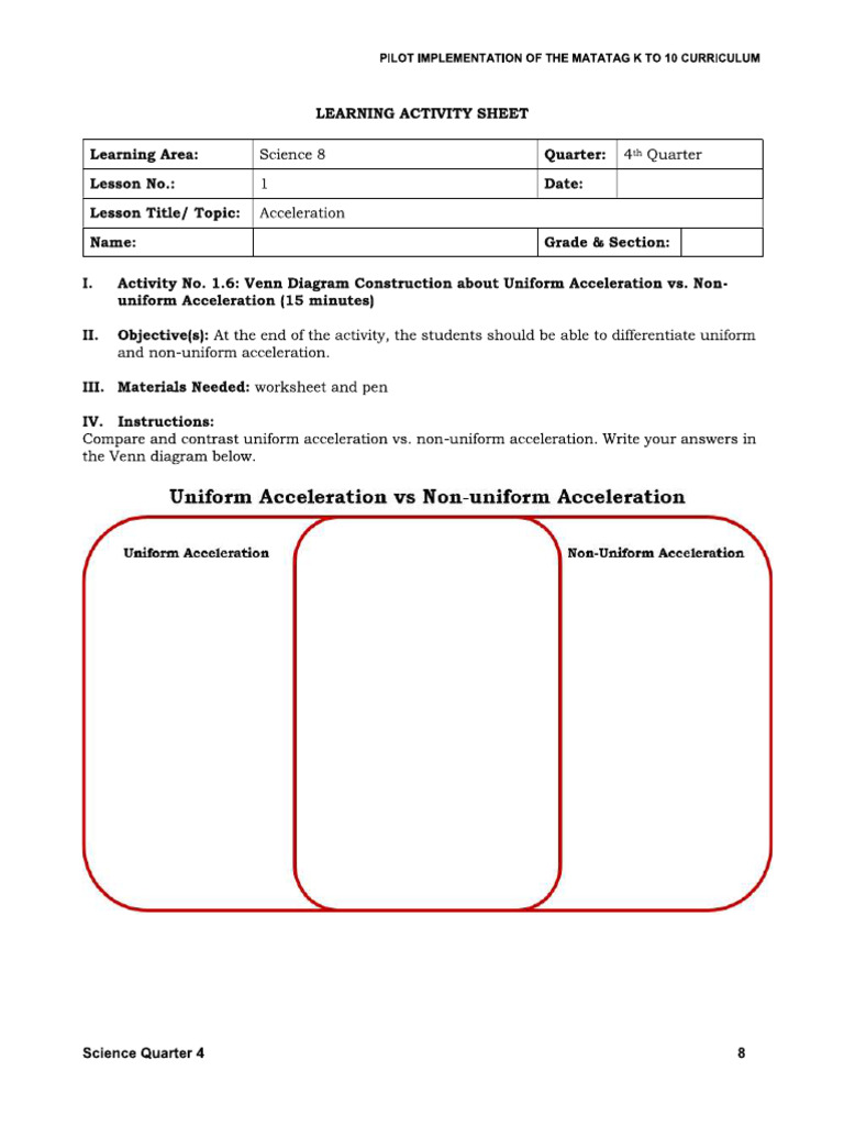 Group Activity Acceleration | PDF