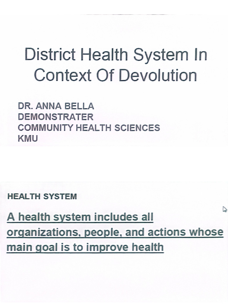 15Jan2026-Commed-District Health System Devolution PDF | PDF