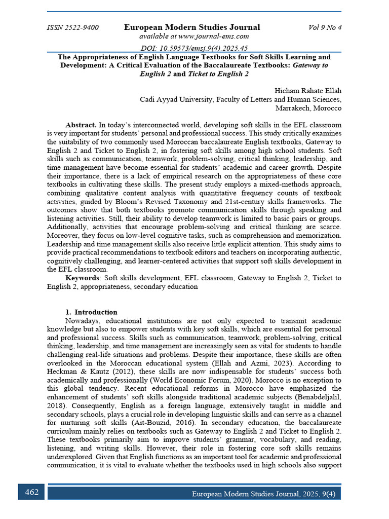 45Ellahpp.462-473ed | PDF | Critical Thinking | Cognition