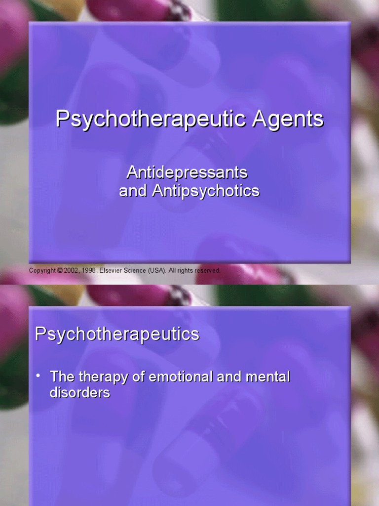 06 Psycho Therapeutic Agents | PDF