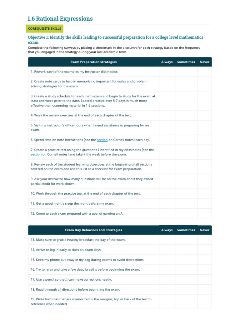 CoReq_Skillsheet_1.6 Downloaded From Openstax.org | PDF | Mathematics ...