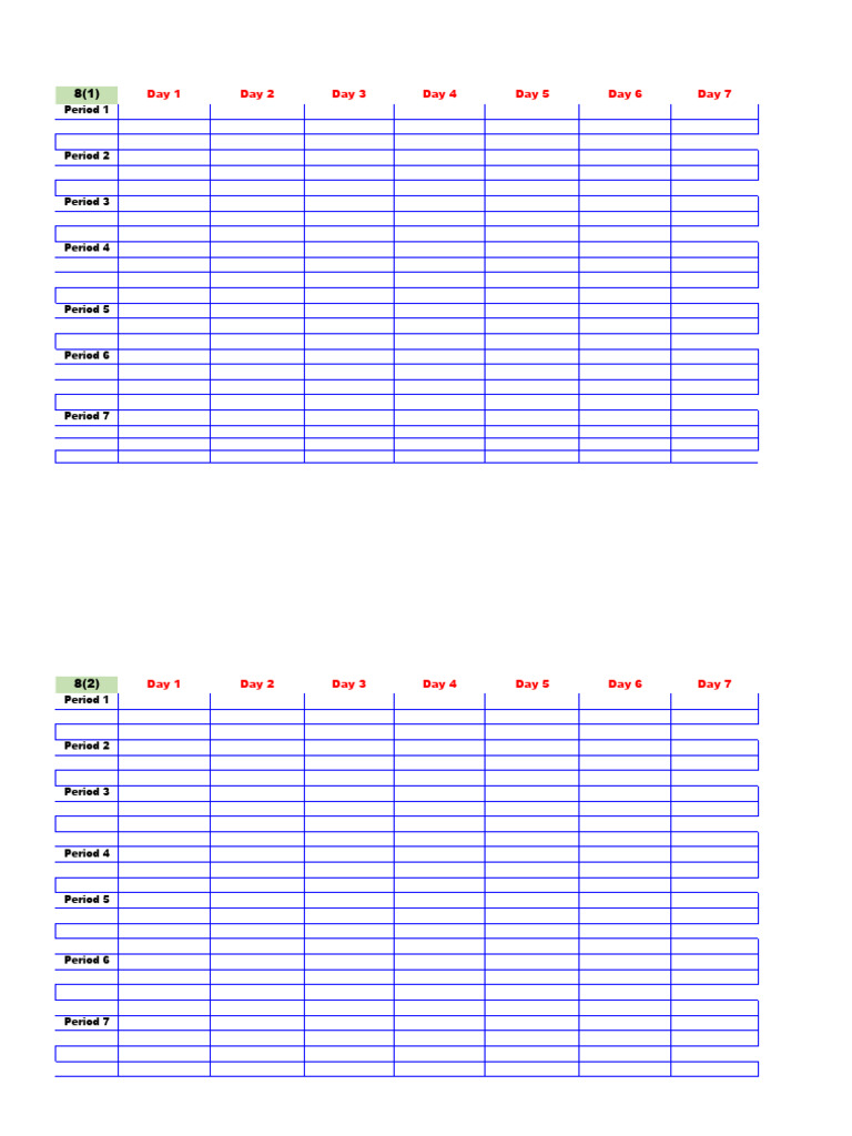 Term 1-Timetable - 2026 - (Class Timetable) | PDF