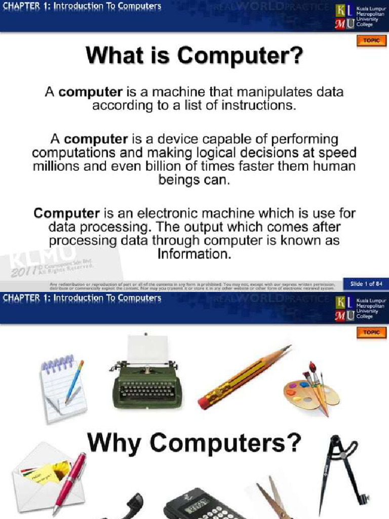 Intro To Computer | PDF