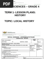 Grade 4 Local History Lesson Plans | PDF | Educational Assessment ...