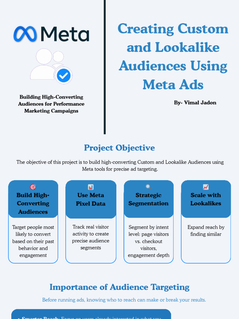 Creating Custom and Lookalike Audiences Using Meta Ads (4) | PDF ...