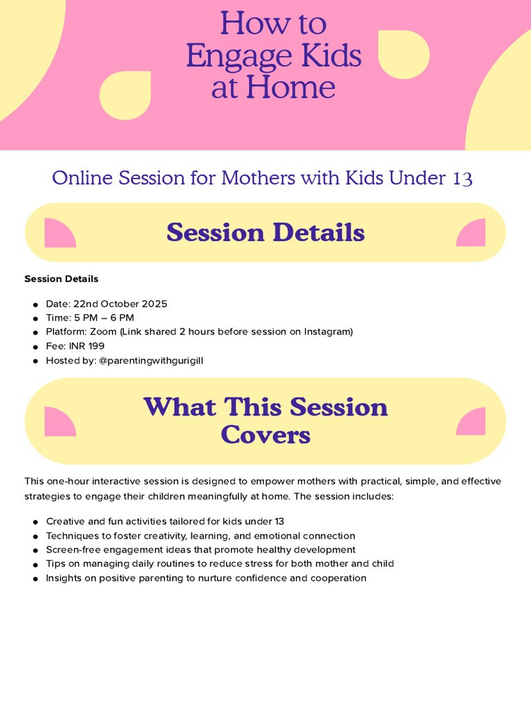 How to Engage Kids at Home | PDF