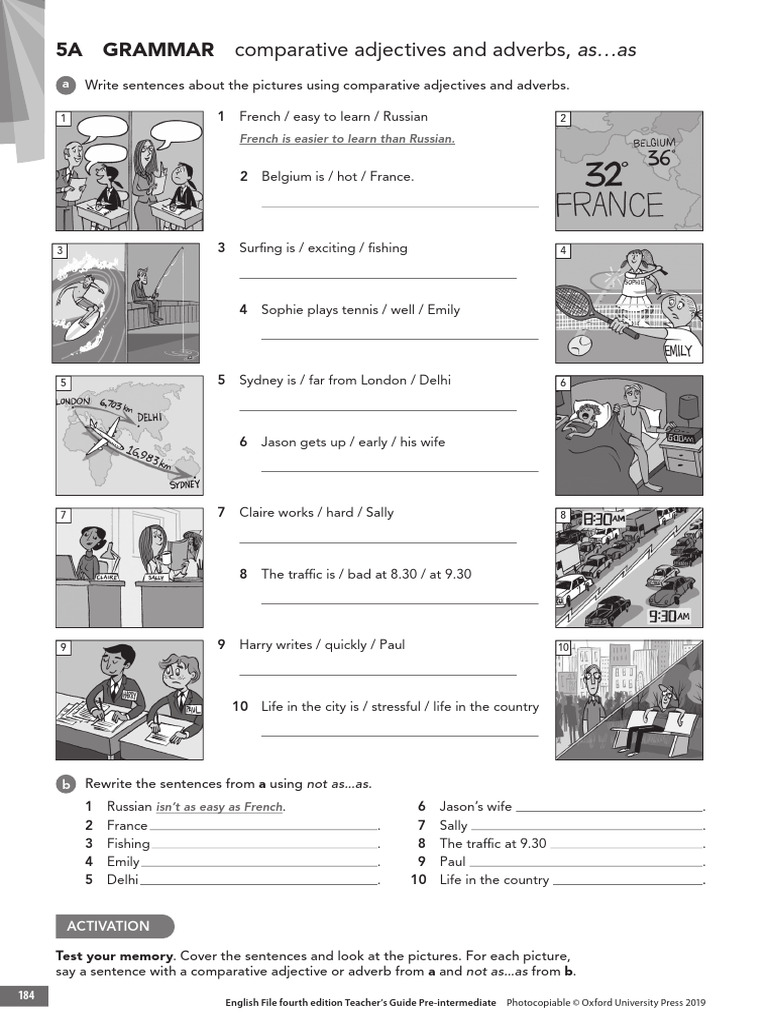 b1 Comparatives Superlatives | PDF | Adverb | Linguistics