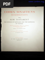 Codex Sinaiticus | PDF | Christian Texts | Religious Texts