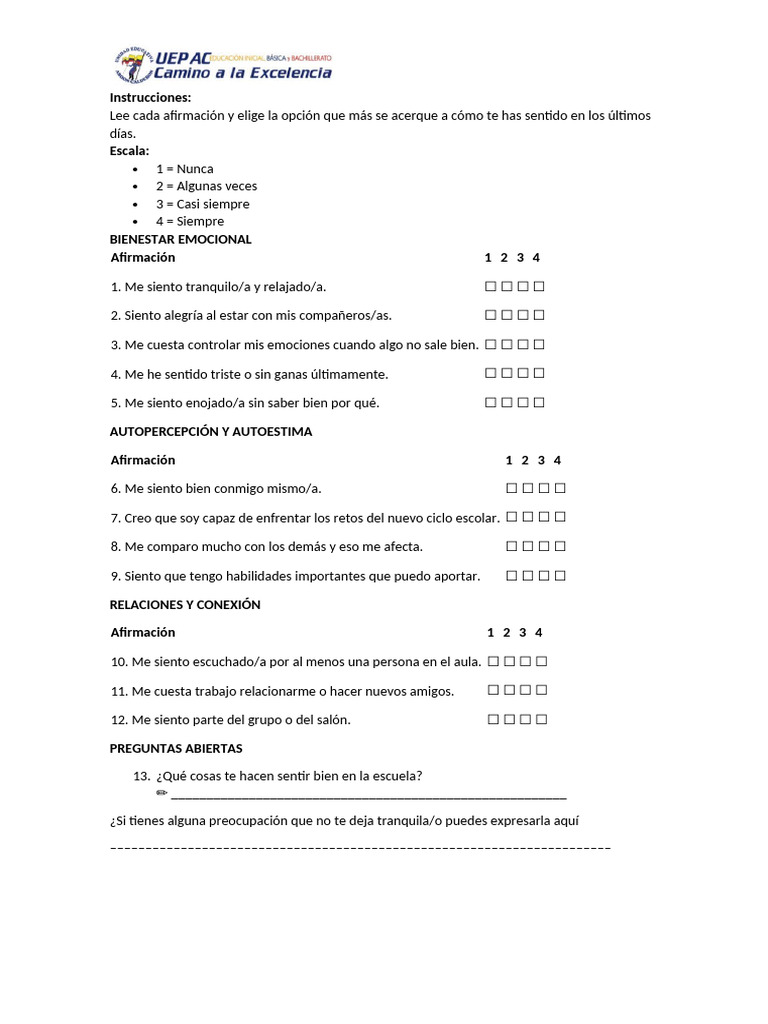 encuesta-socioemocional-bgu | PDF