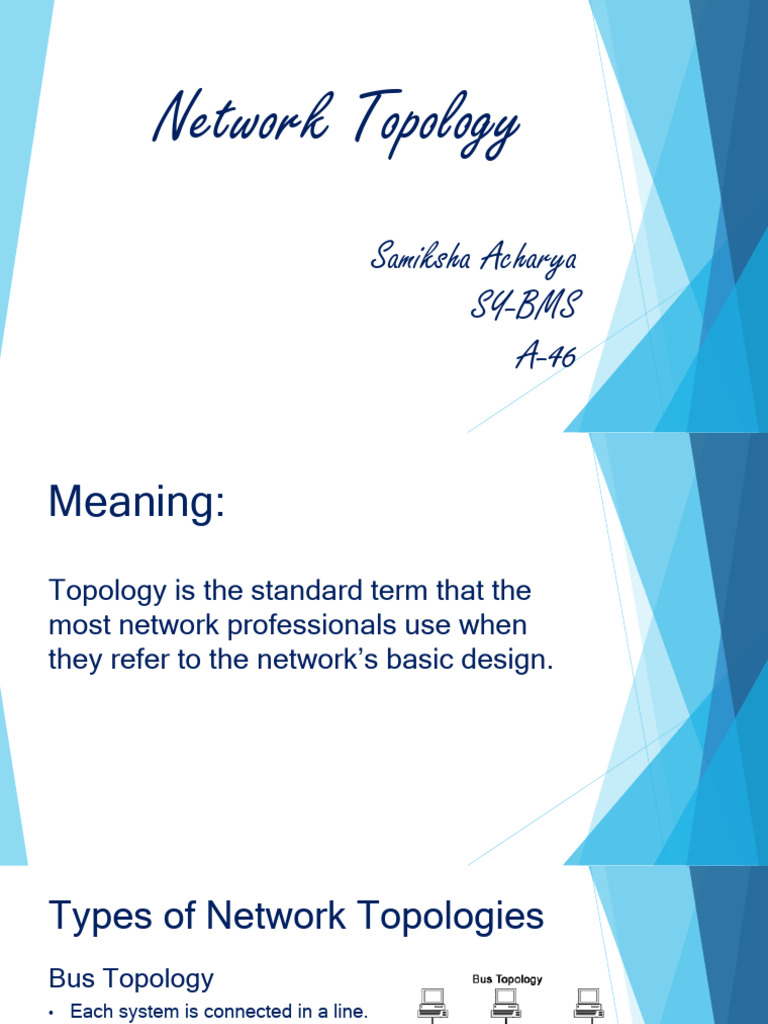 Network Topology | PDF