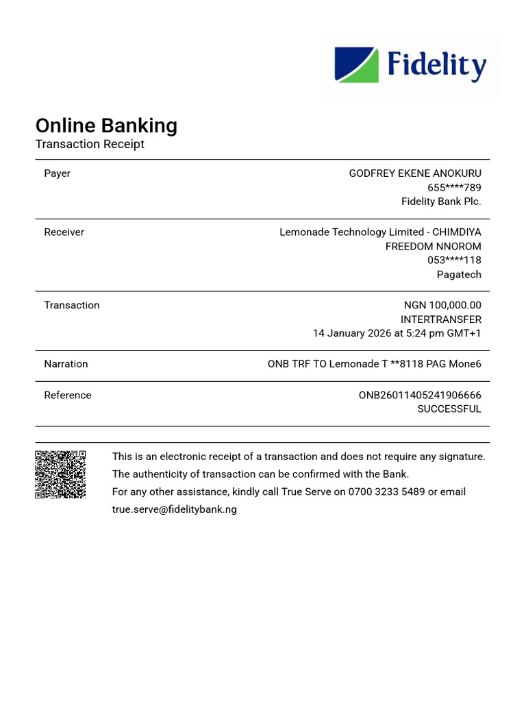 Transaction Receipt | PDF
