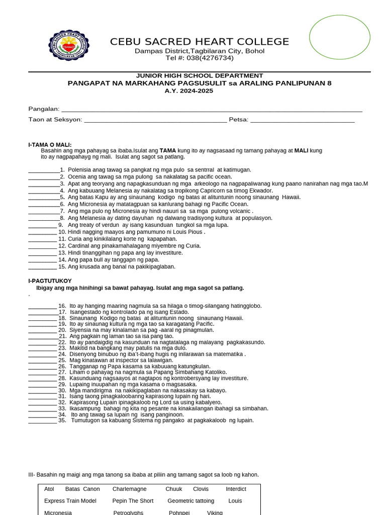 AP 8 Summative (Autorecovered) | PDF