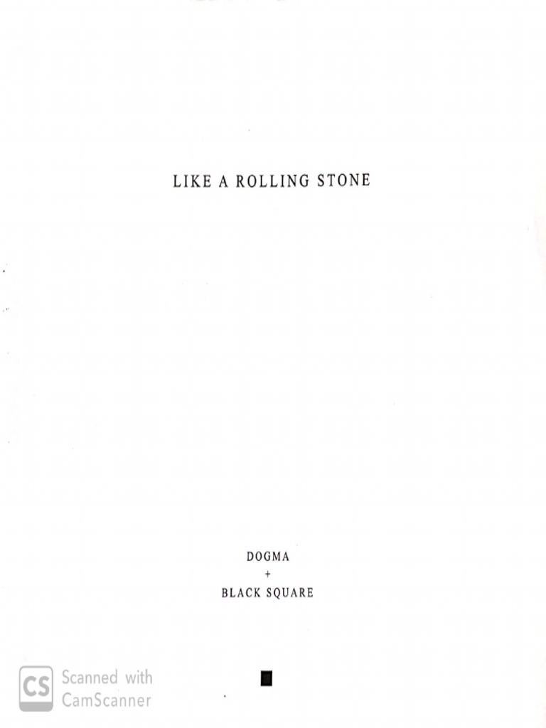 Dogma - Like A Rolling Stone | PDF