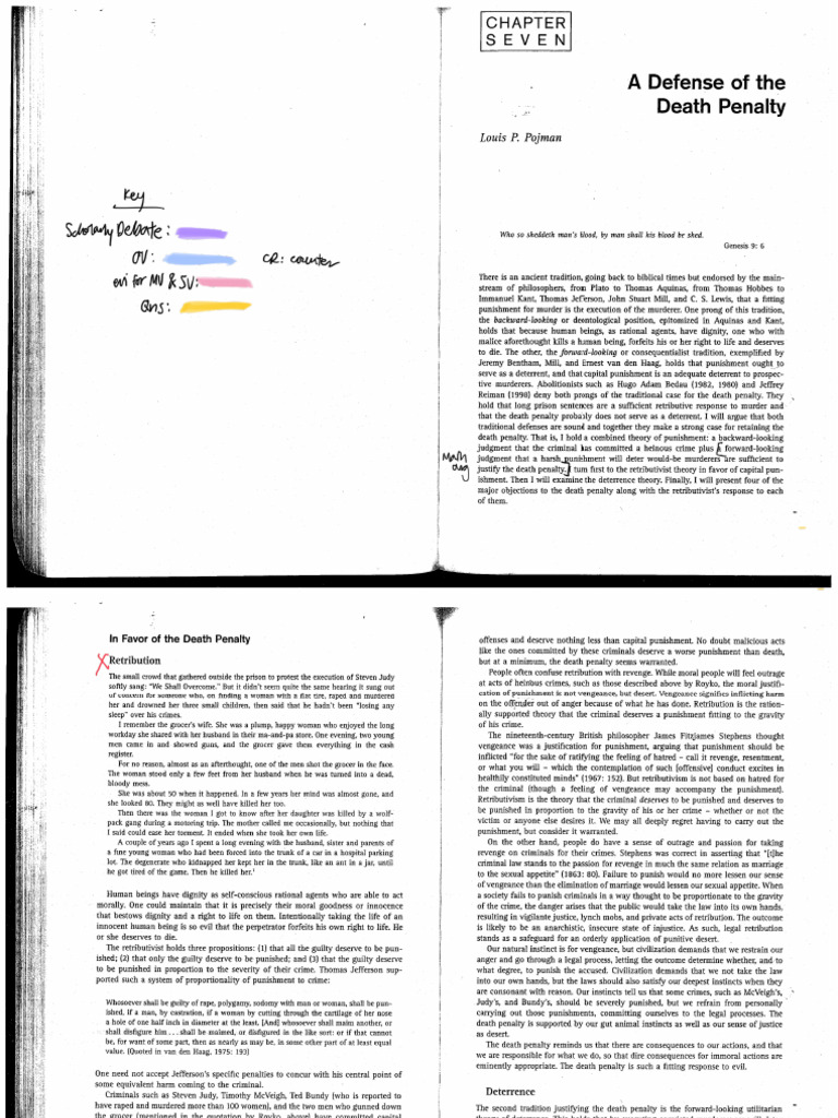 Core Reading Pojman (2005) and Nathanson (2005) 2 Chaps | PDF