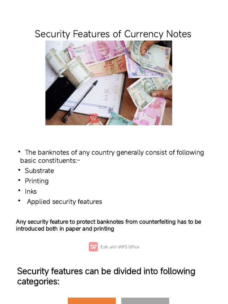 Lecture 5-Security Features of Currency Notes | PDF | Banknote | Paper