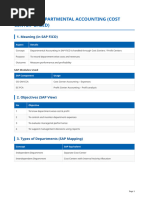 SAP Direct Activity Allocation Guide | PDF | Cost | Prices