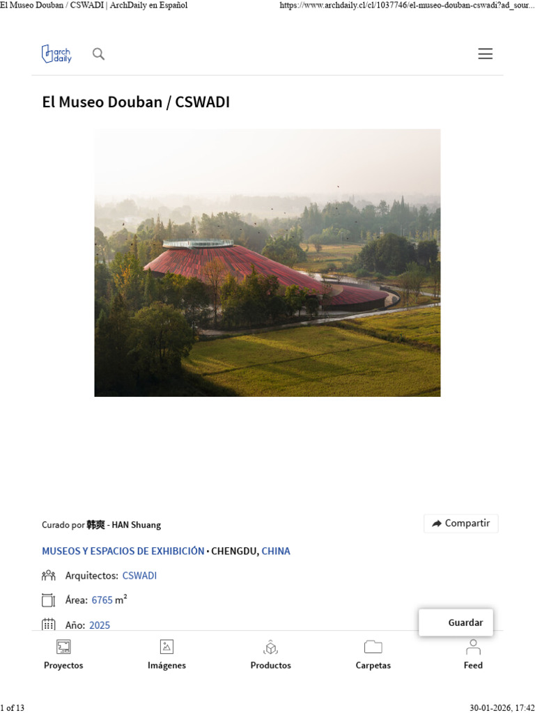 El Museo Douban - CSWADI - ArchDaily en Español | PDF | Techo | Museo
