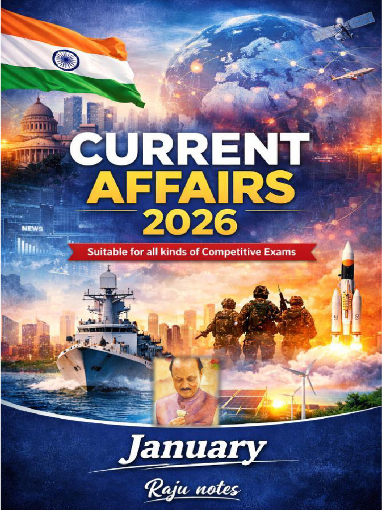 Jan 2026 - Current Affairs Magazine - Rajunotes | PDF | Aquaculture ...
