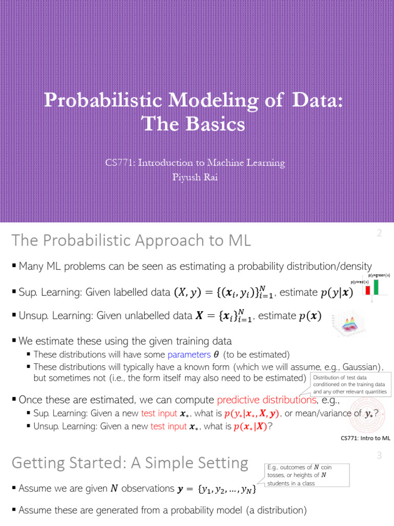 Lecture 13 Merged | PDF | Machine Learning | Bayesian Inference