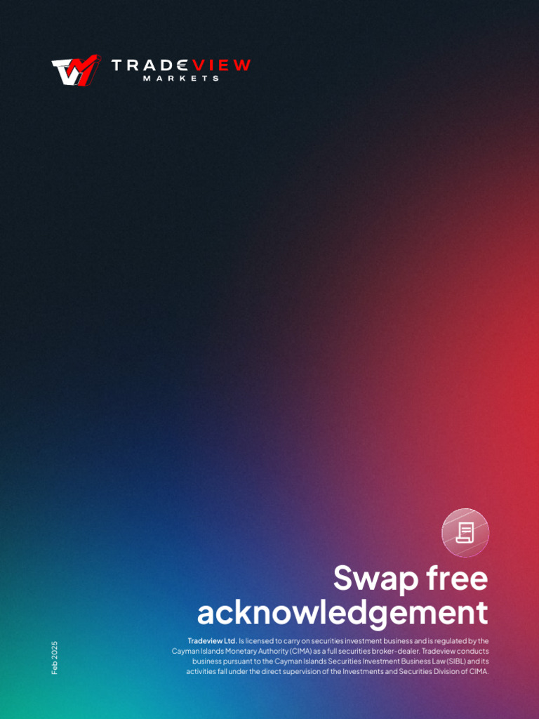 Swap Free Acknowledgement: Tradeview LTD | PDF | Contract For ...
