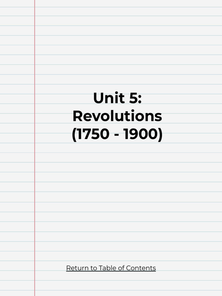 Unit 5 Notes - DovesLibrary | PDF | Nationalism | Age Of Enlightenment