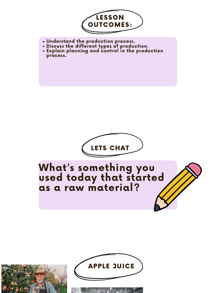 Grade 11 Module 13 Production Process | PDF | Popcorn | Smoothie
