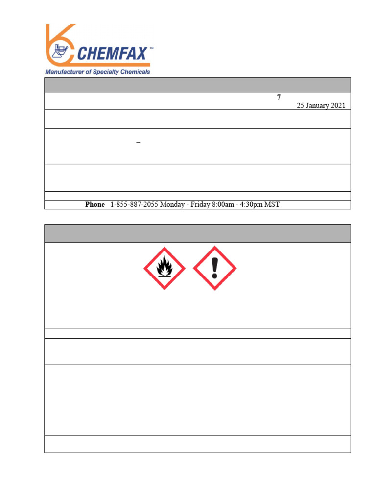 Isopropyl Alcohol SDS Version 7 2021 | PDF | Toxicity | Hazards