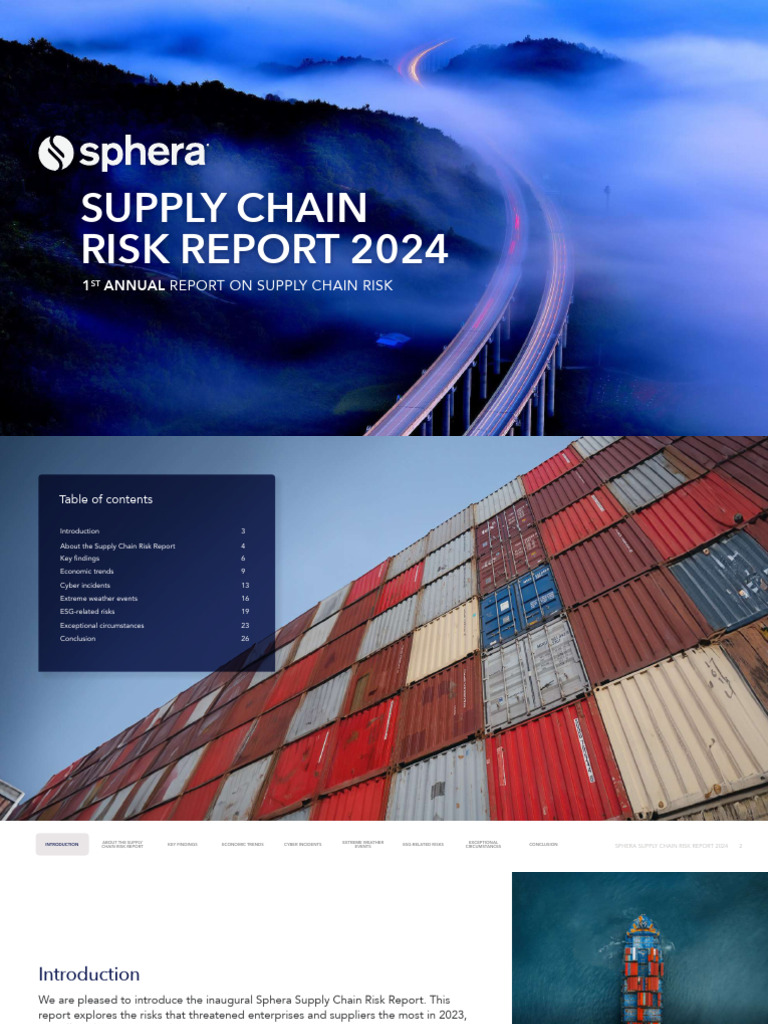 2024 Sphera SCRM Risk Report | PDF | Computer Security | Security