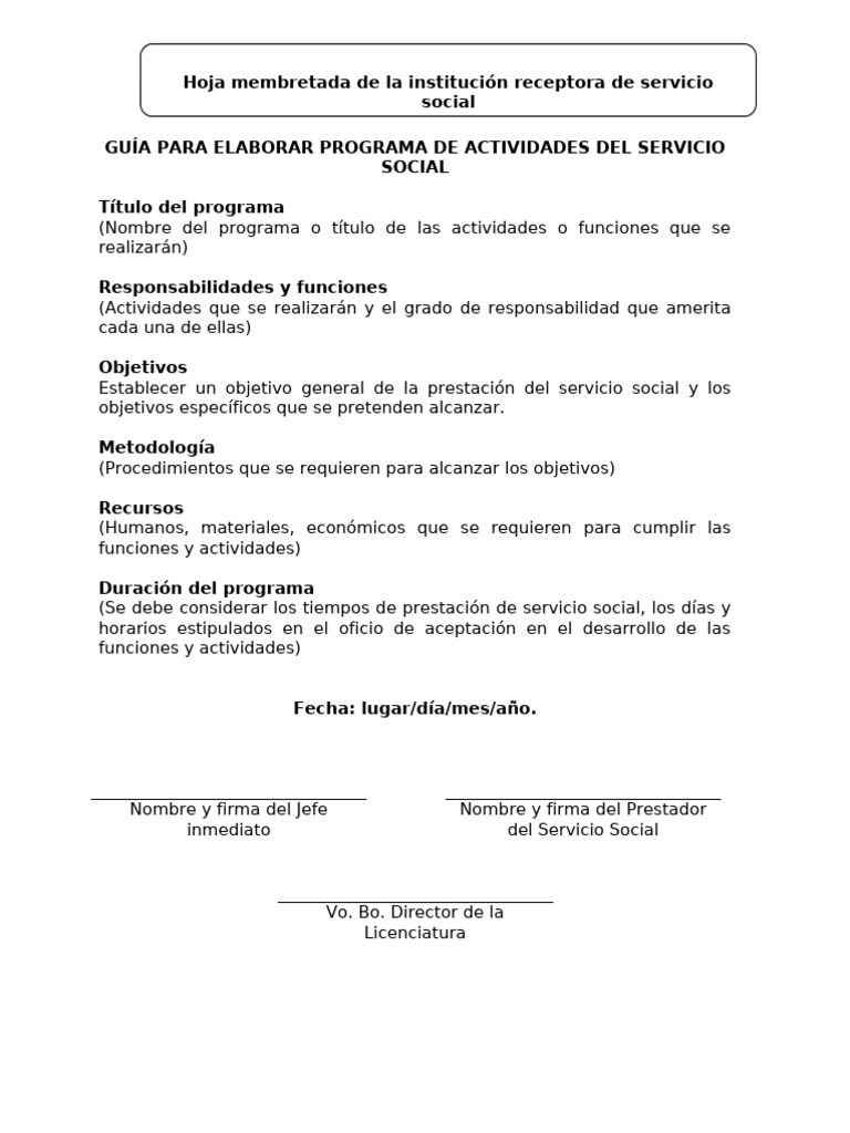 Programa de Actividades Psicopedagogia Upav | PDF