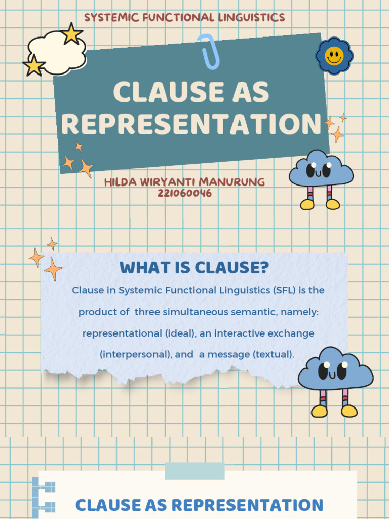 Clause As Representation | PDF | Semantics | Experience
