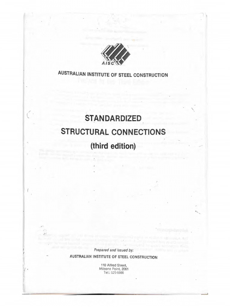 AISC Standardized Steel Connections (Third Edition) | PDF | Screw ...