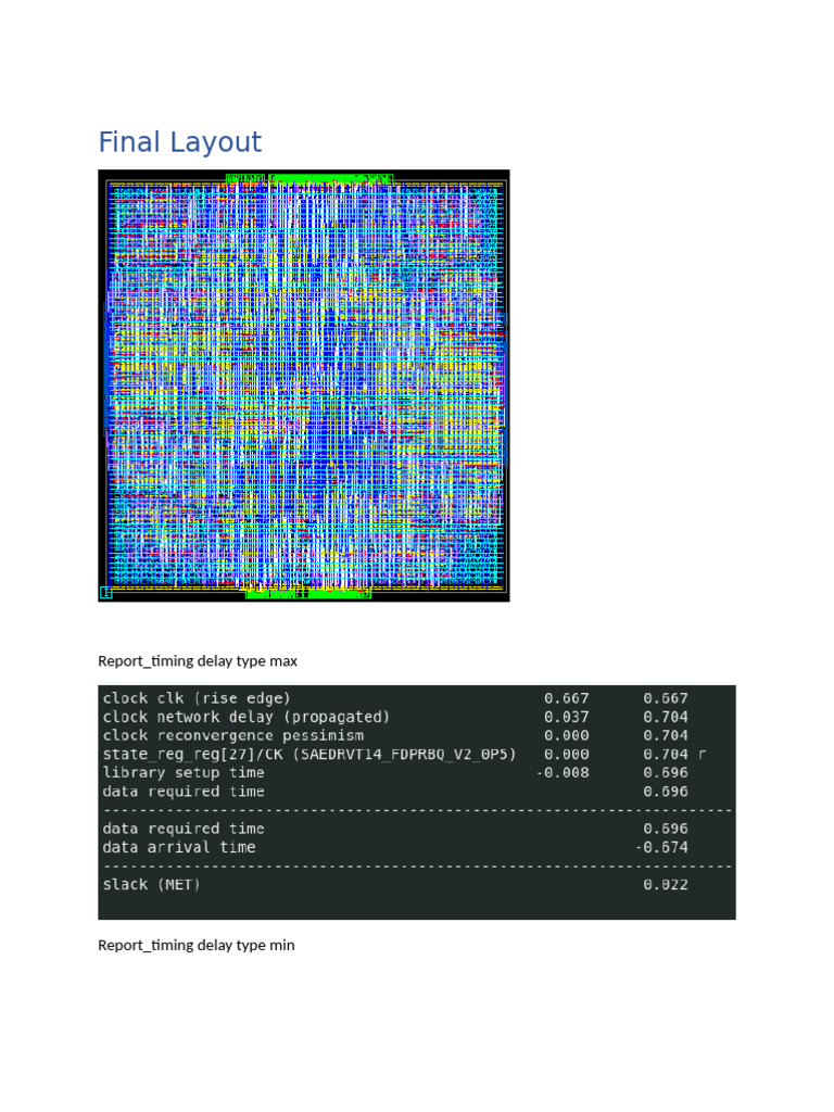 5 AES Core Final Layout | PDF