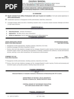 Document Controller CV Format | PDF | Microsoft Excel | Computing