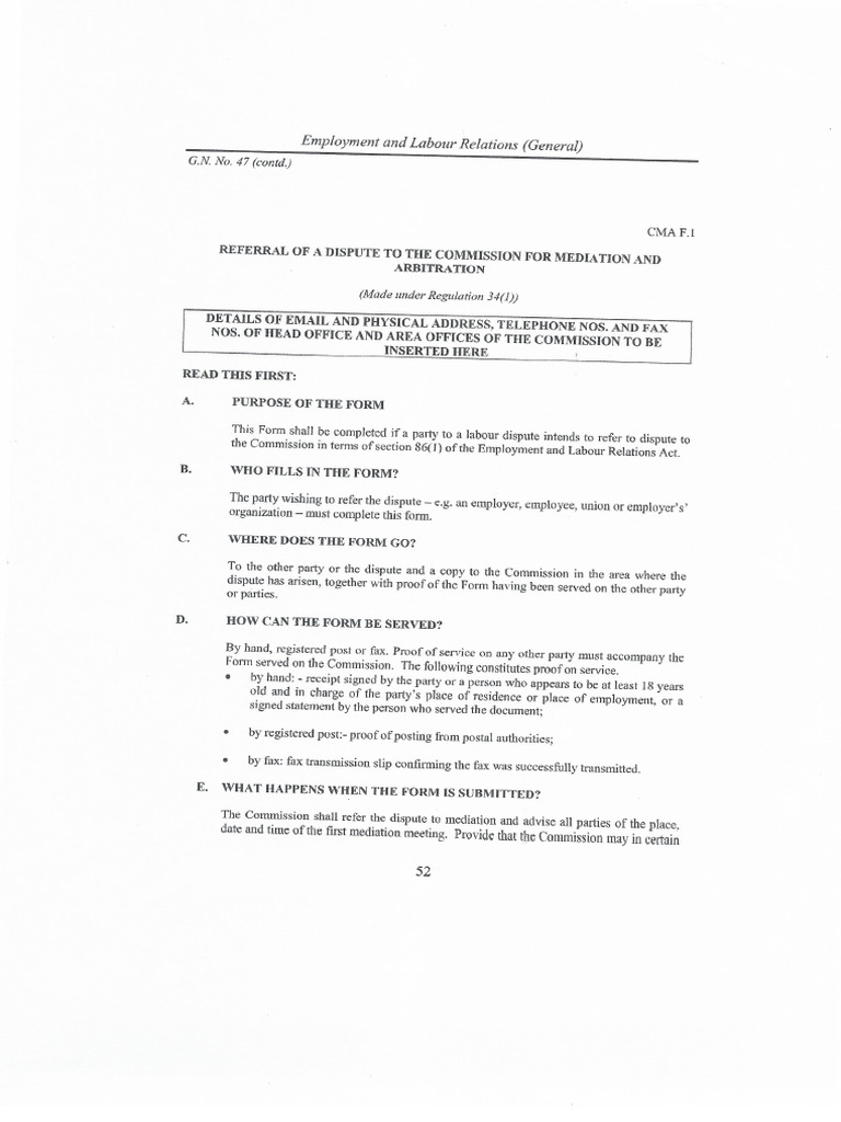 Green M.makware CMA Form | PDF